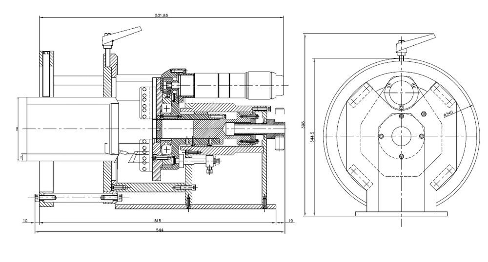 SE219 - Chanfreineuse à préhension extérieure avec motorisation pneumatique